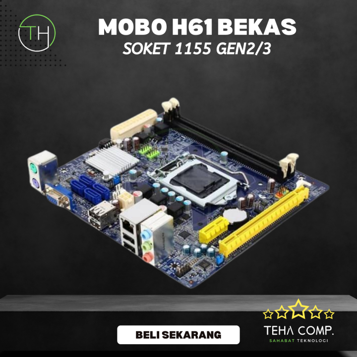 Motherboard H61 1155 DDR3 Core i Gen 2 Mobo H61 Gen 3 Mainboard H61 ...