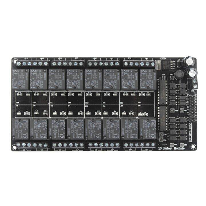 16 Channel 12V Relay Module Optocoupler Protection Power Supply for ...