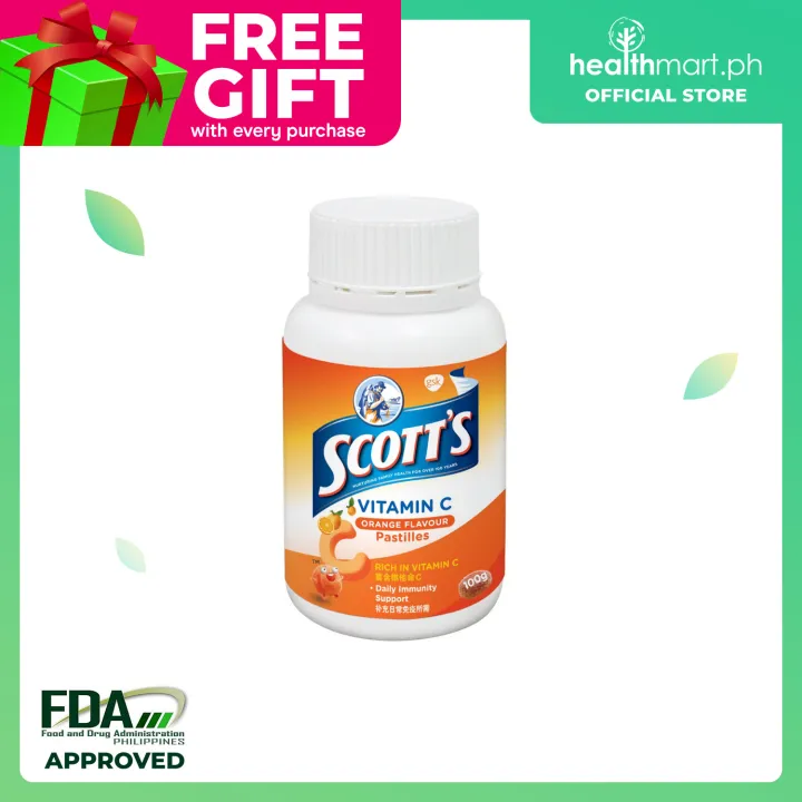 Scott's Orange Flavor (50s) Vitamin C Pastilles | Kid's Vitamins ...