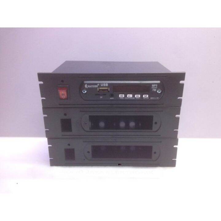 BOX MODUL MP3 MP5 KIT MODULE MP3 PLAYER BOX PLASTIK HITAM TANPA ...
