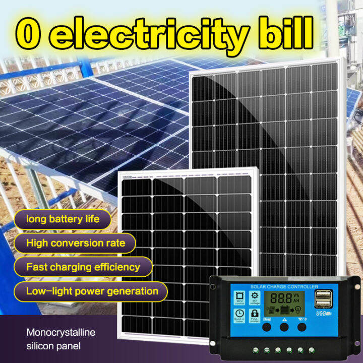 【Ready Stock】300W Solar Panel 12 Volt Pv Solar Module solar panel board ...