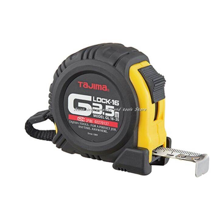 Tajima Steel Tape Measure 3.5 Meters Long Double-Sided Reading Gl16-35 ...