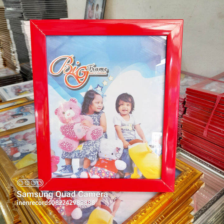 Bingkai 10R 20x25 MERAH MINIMALIS bigframe | Lazada Indonesia
