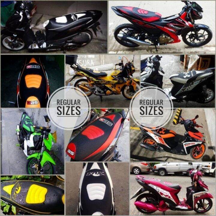 Rubberized Motor Seat Cover Mio Click m3 Smash Xrm Wave Raider Rusi ...