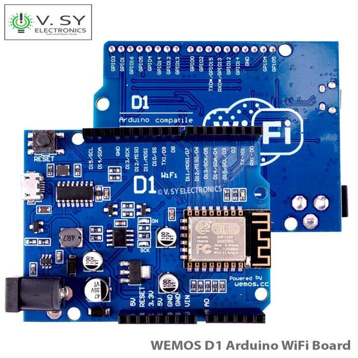 Wemos D1 Arduino Compatible Board Based on ESP-12F ESP8266 Arduino WiFi IoT Motherboard ...