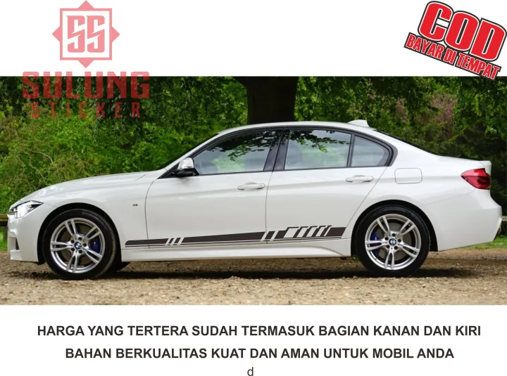 Stiker Mobil Sedan Simple Keren Variasi Cutting Sticker Samping Bawah ...