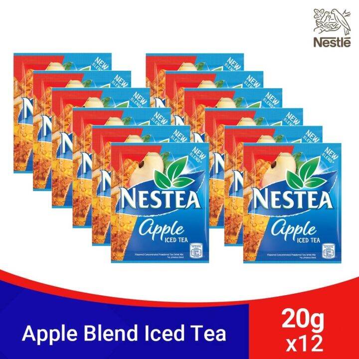 NESTEA Apple Blend Iced Tea 20g - Pack of 12 | Lazada PH