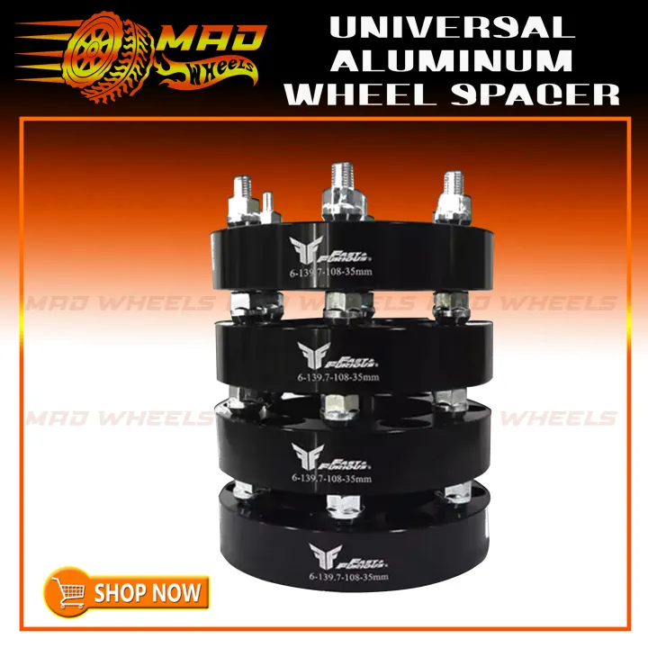 Ford Ranger/Ford Raptor Aluminum Wheel Spacer Set 4pcs 6-139.7 / 35mm ...