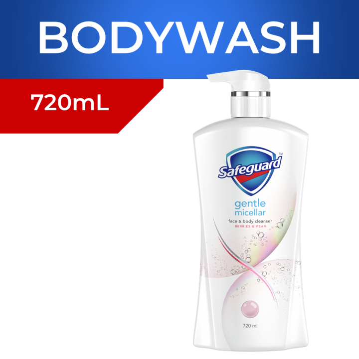 Safeguard Gentle Micellar Face & Body Cleanser 720mL | Lazada PH