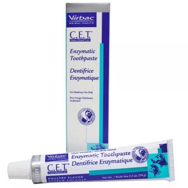 Virbac C.E.T Enzymatic Toothpaste ยาสีฟันสัตว์สุนัขและแมว | Lazada.co.th