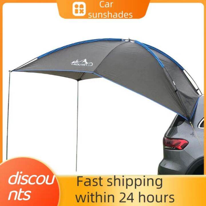 Car Shelter Car Roof Top Tent Awning Retractable Versatility Waterproof UV Awning Rooftop Camper ...