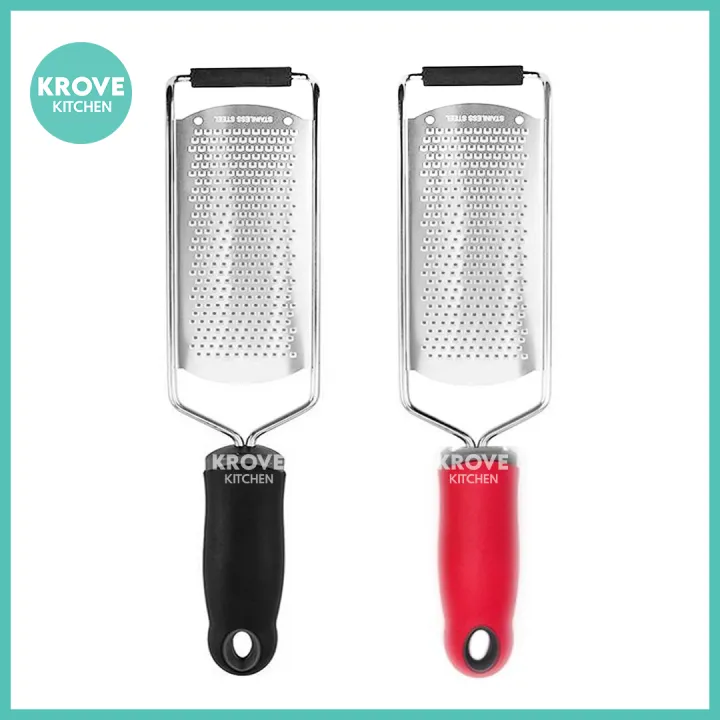 Premium Stainless Steel Cheese Grater & Zester w/ Protective Cover ...