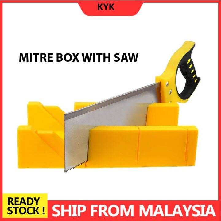12” Mitre Box Hand Saw Multiple Angle Camping Saw Storage Box Set ...