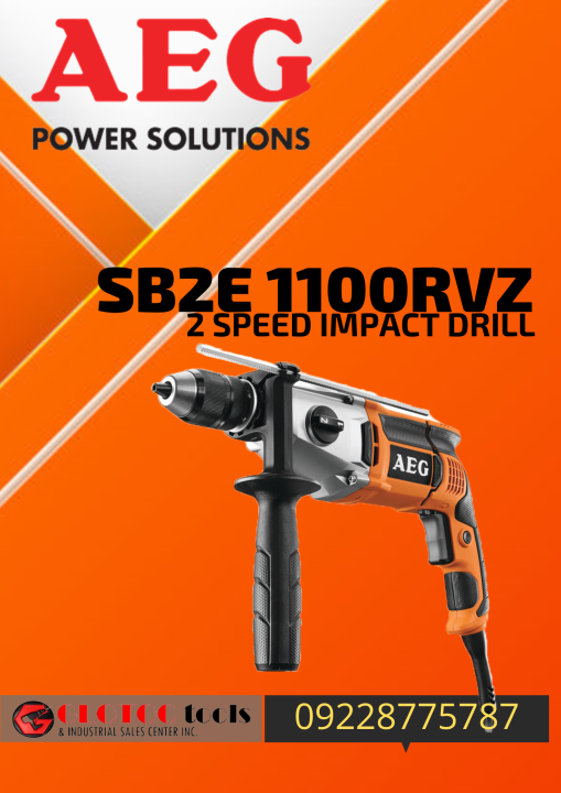 AEG 2 Speed Impact Drill SB2E 1100RVZ | Lazada PH