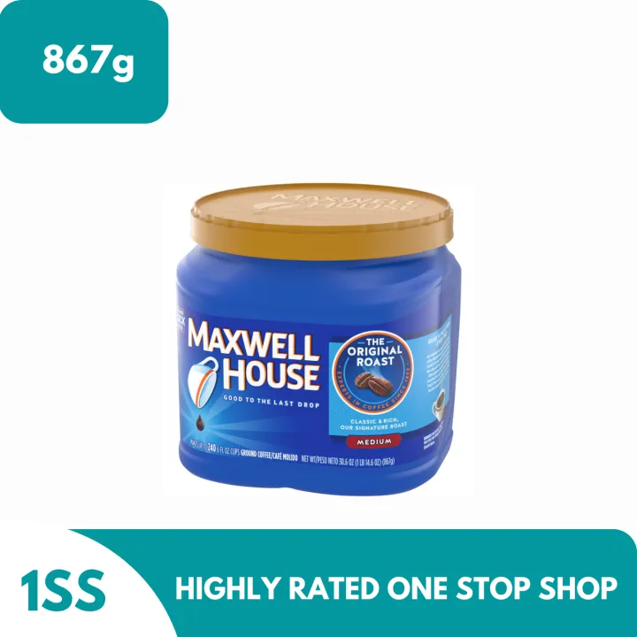 Maxwell House The Original Roast Ground Coffee 867g | Lazada PH