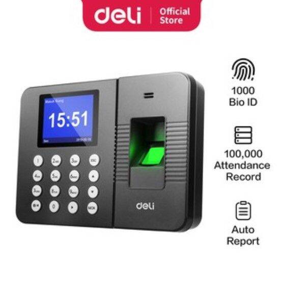 Deli Face Recognition Fingerprint Recognition Attendance Machine Office ...