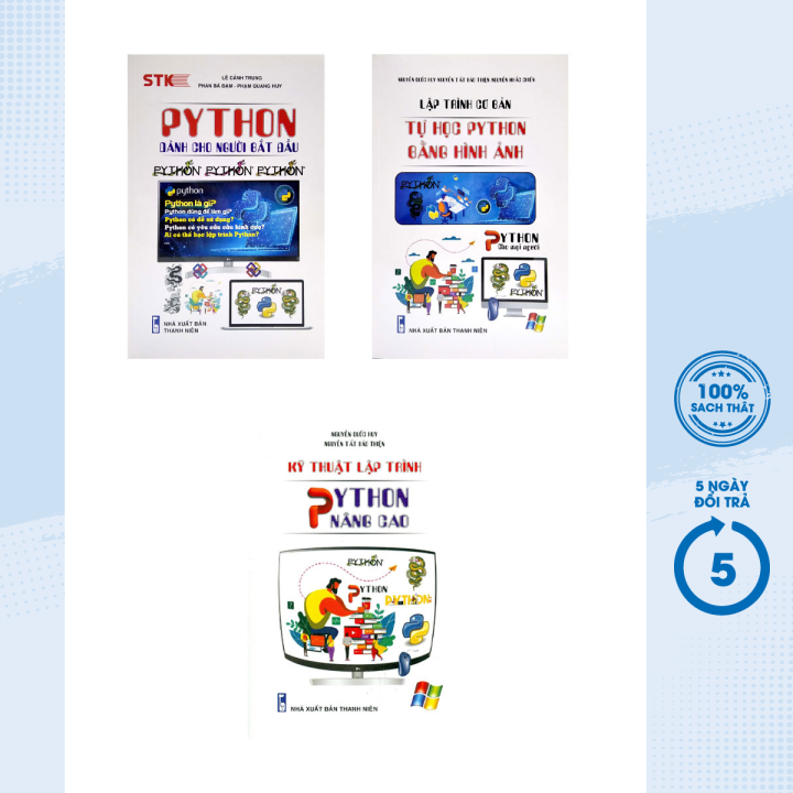 Sách - Combo Python Dành Cho Người Bắt Đầu + Lập Trình Cơ Bản - Tự Học ...