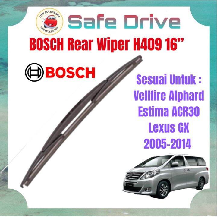 LA009 Toyota Estima , Land Cruiser , Lexus GTX , Alphard , VellFire Wiper Rear Wiper 16 - Bosch ...