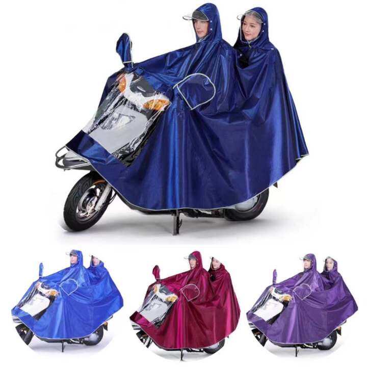 XXXL big size 2/two person motorcycle raincoat,original raincoat ...