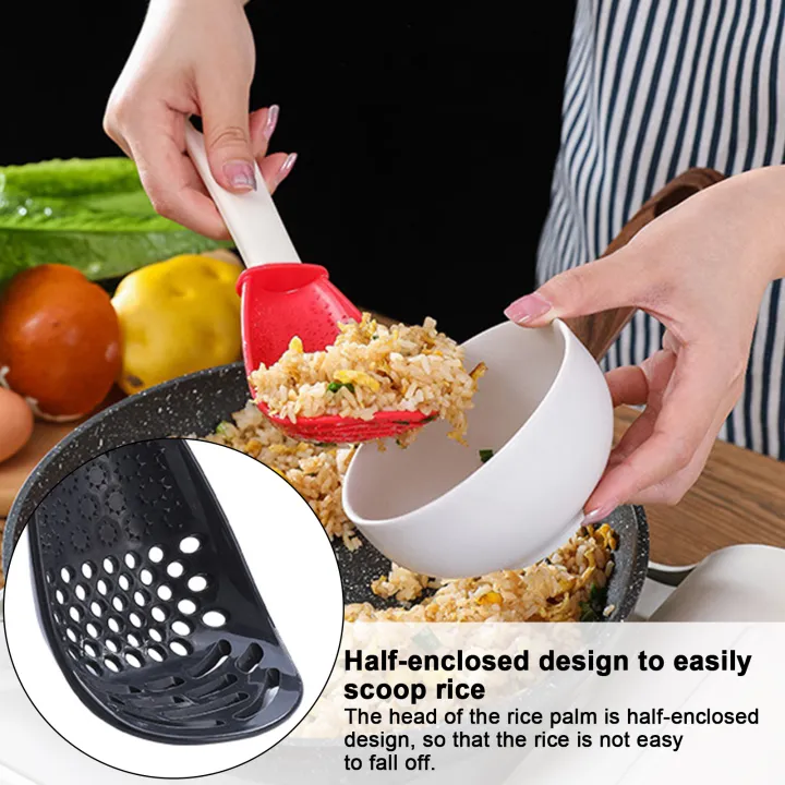 Multifunctional Cooking Spoon Kitchen Tools Skimmer Scoop Colander ...