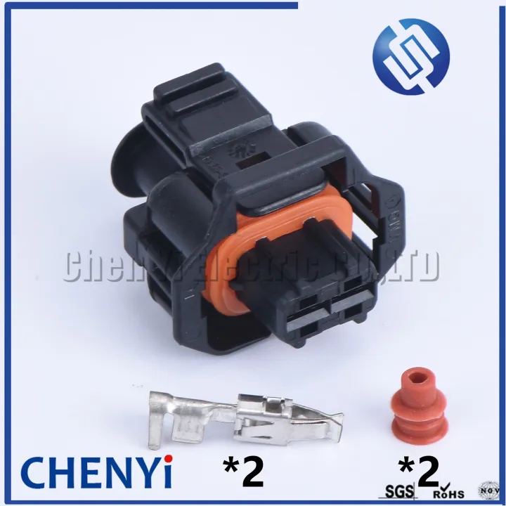 1 set 2 Pin （female）1928404072 1928403137 Female Common Rail Diesel ...