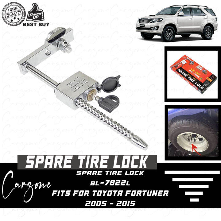 Toyota Fortuner 2005-2015 Spare Tire Lock (BL-7822L) | Lazada PH