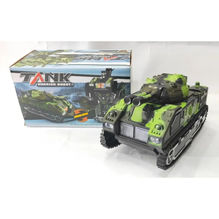 MAINAN TANK WARRIOR JADI ROBOT TRANSFORM TANK ROBOT 9901 | Lazada Indonesia