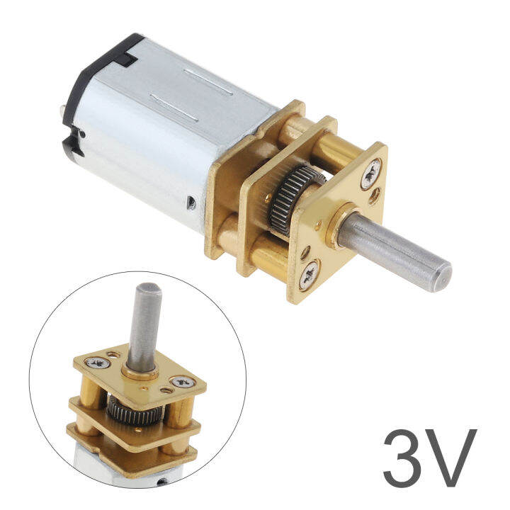 DC 3V Mini Micro Metal Gear Motor with Gear wheel DC Motors 15/30/50/60 ...