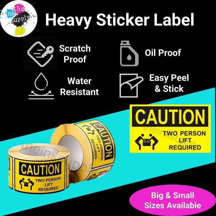 HEAVY Label Sticker for Packaging Label | Adhesive Label | Sticker ...