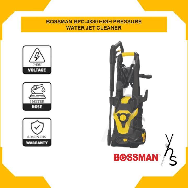 BOSSMAN BPC-4830 HIGH PRESSURE CLEANER / WATER JET / POWER SPRAYER ...