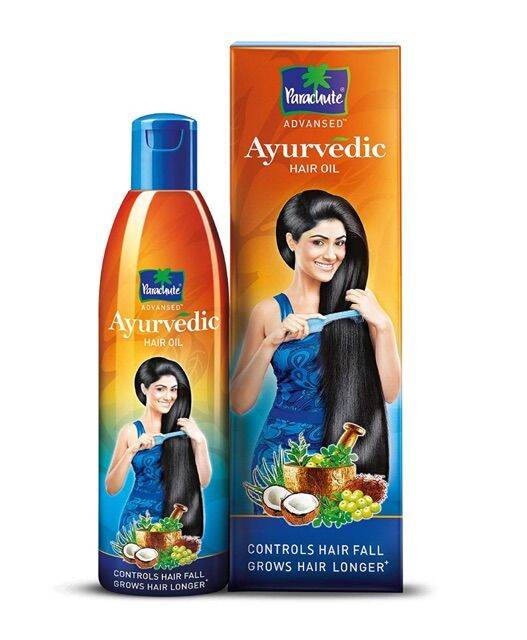 India Parachute Advansed Ayurvedic Hair Oil 190ml (Minyak Rambut Herba ...