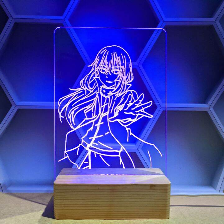 Lampu Akrilik Rimuru Tempest Hiasan Pajangan kamar lampu Akrilik LED ...