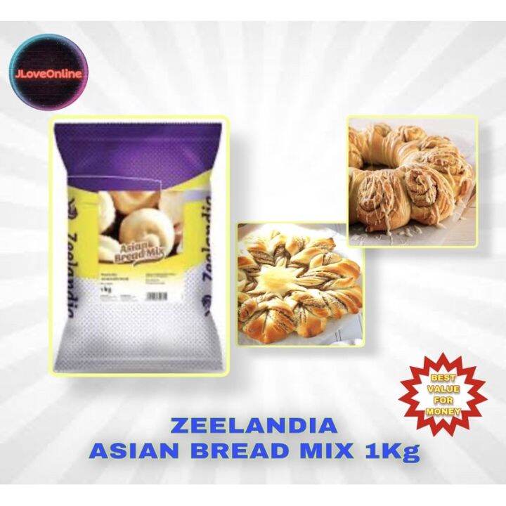ZEELANDIA Asian Bread Mix Ultimate Soft & Fluppy 1kg | Lazada PH