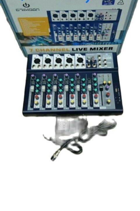 Mixer Audio Crimson F7 7Channel Original | Lazada Indonesia