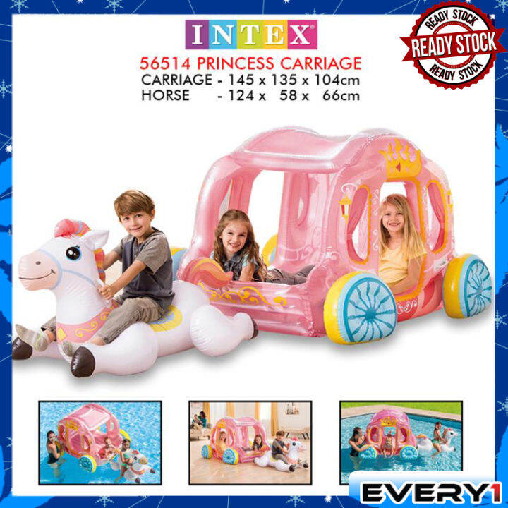INTEX 56514 (NP200) Indoor/Outdoor Play Toy Inflatable Princess ...