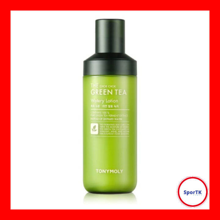 [Tonymoly] The Chok Chok Green Tea Watery Lotion 160ml / Emulsion | Lazada PH