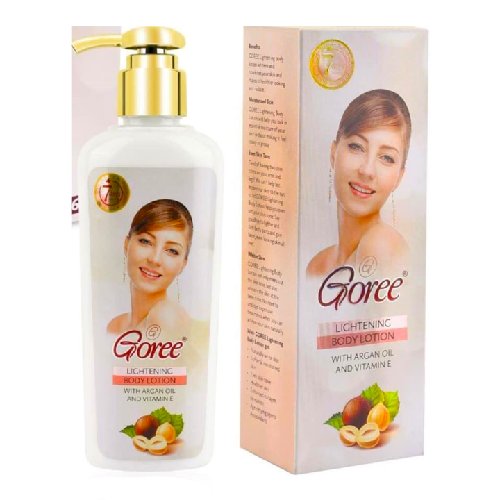 GOREEs LIGHTENING BODY LOTION WITH ARGAN OIL AND VITAMIN E 100% ...