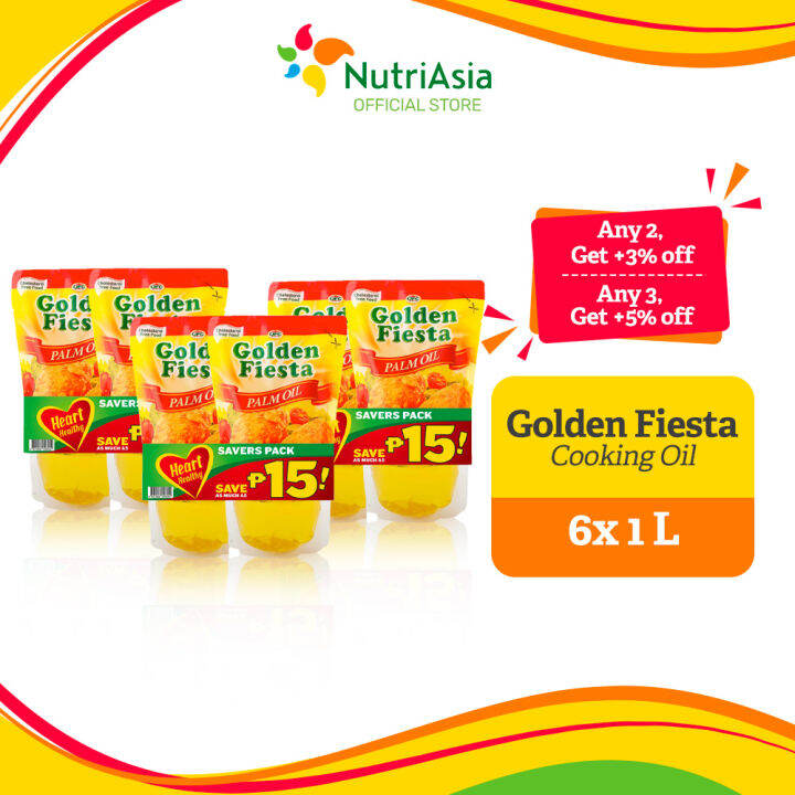 UFC Golden Fiesta Cooking Oil Heart Healthy Savers Pack Bundle of 3 ...
