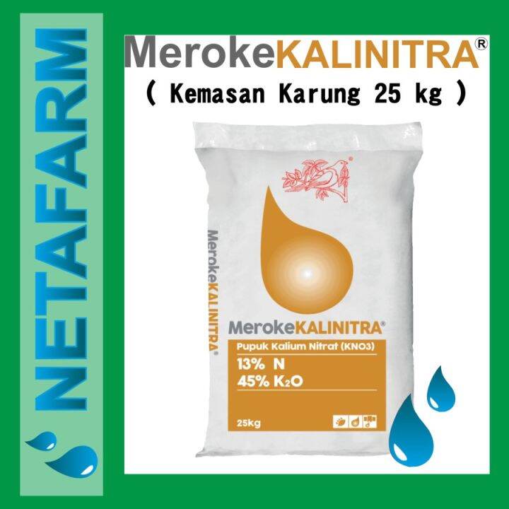 Pupuk Meroke Kalinitra kemasan pabrik karung 25 kg | Lazada Indonesia