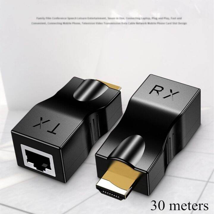 4K 1080p HDMI-compatible Extender Via RJ45 LAN Network Cat5e CAT6 ...