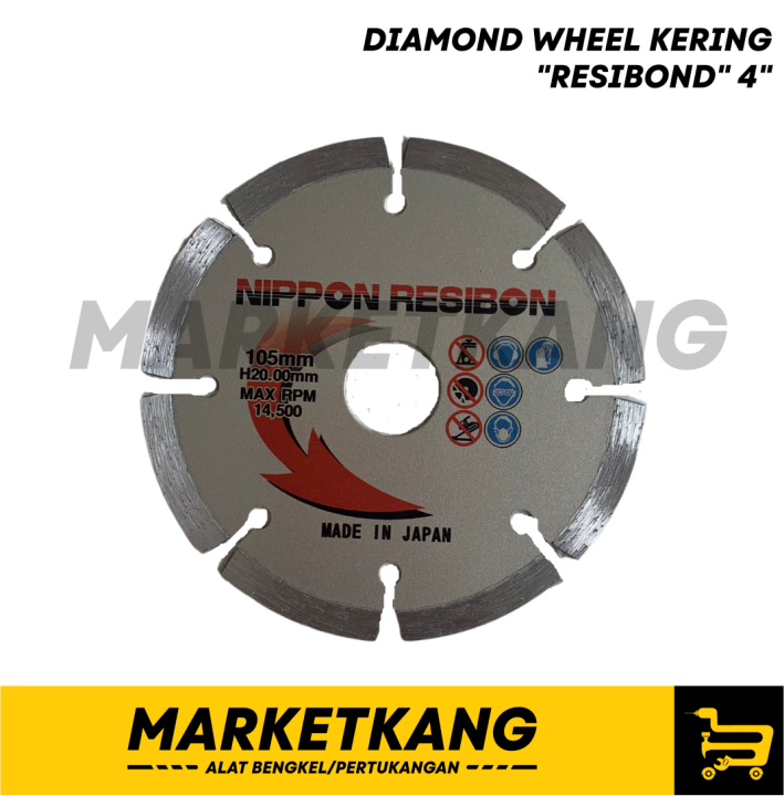 DIAMOND WHEEL DRY/KERING "NIPPON RESIBON" 4" | Lazada Indonesia
