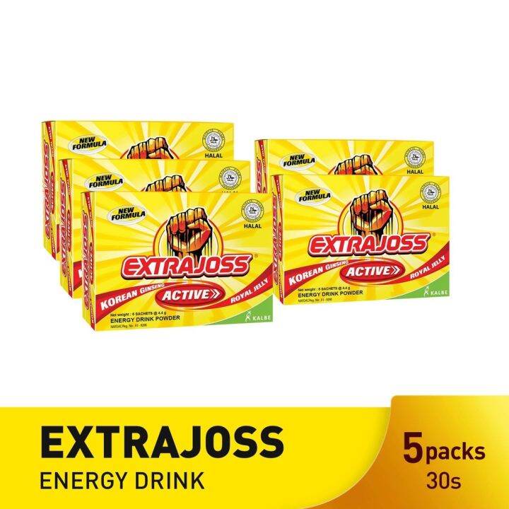 Extra Joss Energy Drink 5 Packs (30 Sachets) | Lazada PH