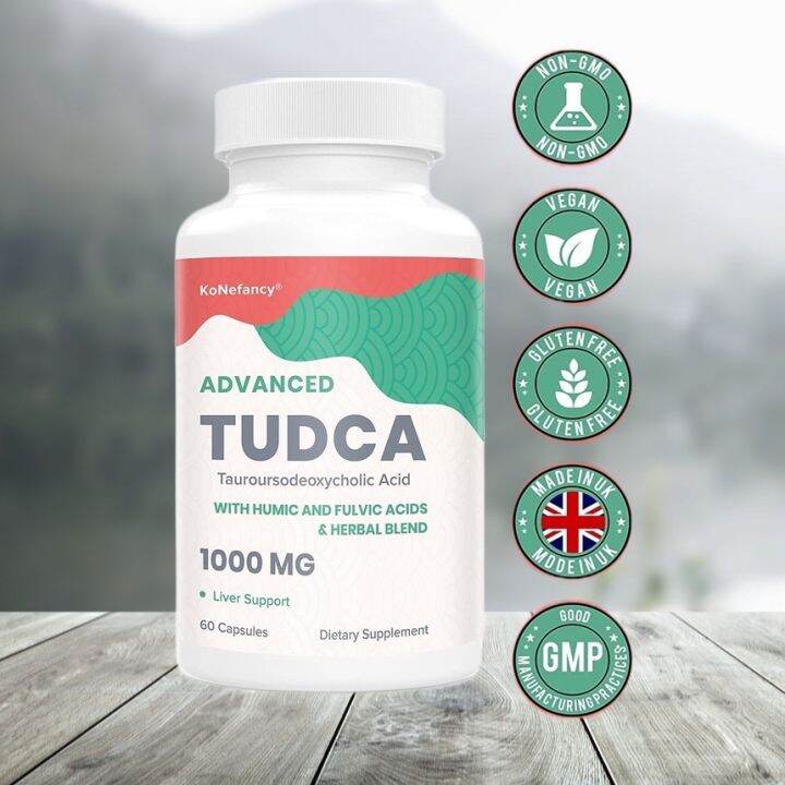 Advanced TUDCA 9 in 1 Formula w/ Humic Fulvic Acids for Liver Digestion ...