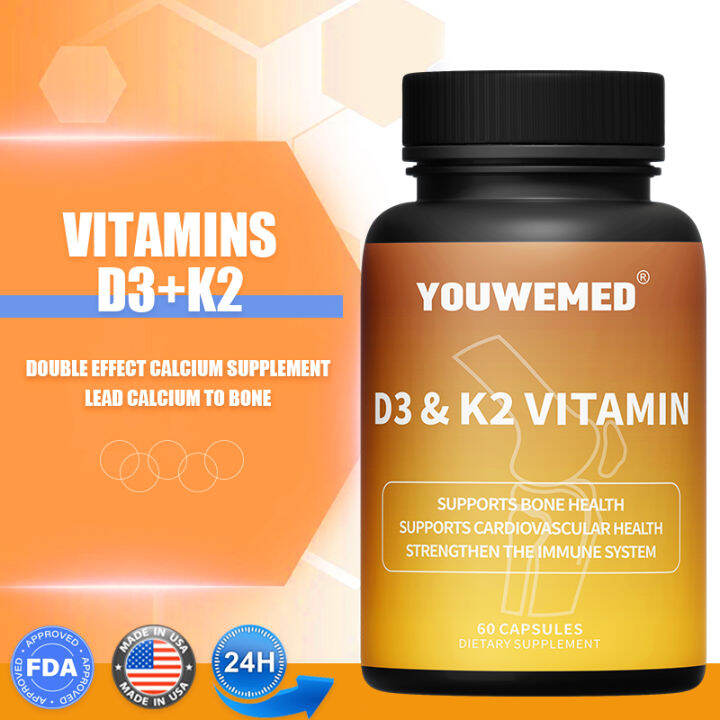 D3+K2 Complex | High-Potency Formula | Bone Strength | Immune Support ...