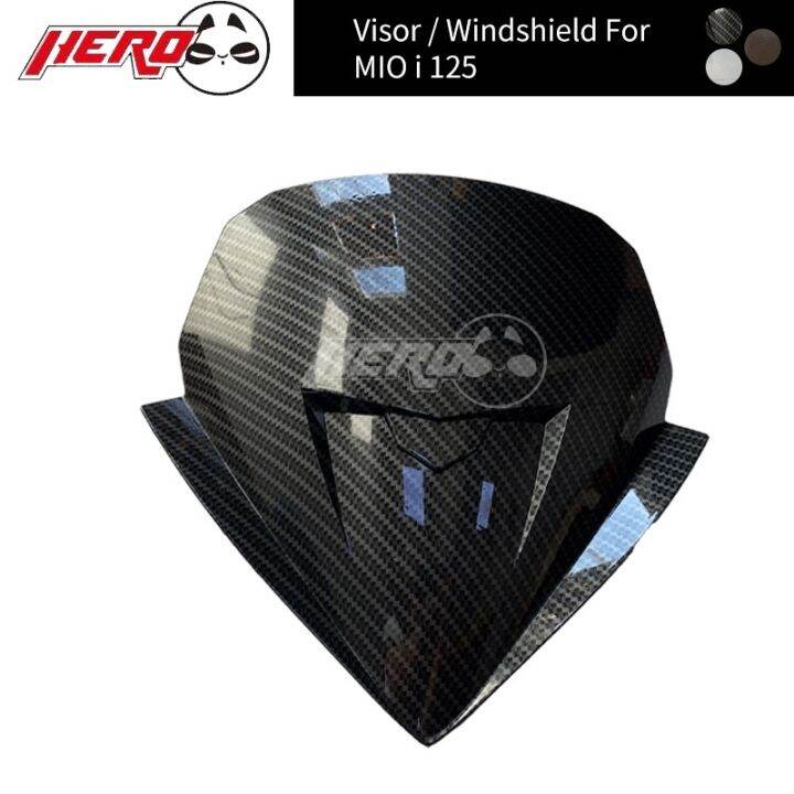 HOT XXPBG MIO i 125 Visor Windshield Transparent / Carbon Made IN ...