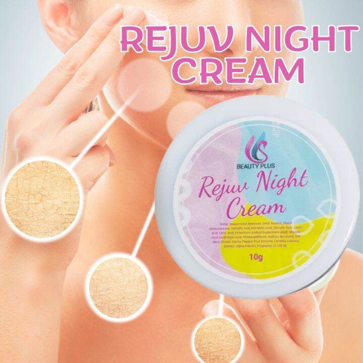 BOLD ORGANICS BEAUTY PLUS REJUV NIGHT CREAM 10G, COLLAGEN FACE CREAM ...