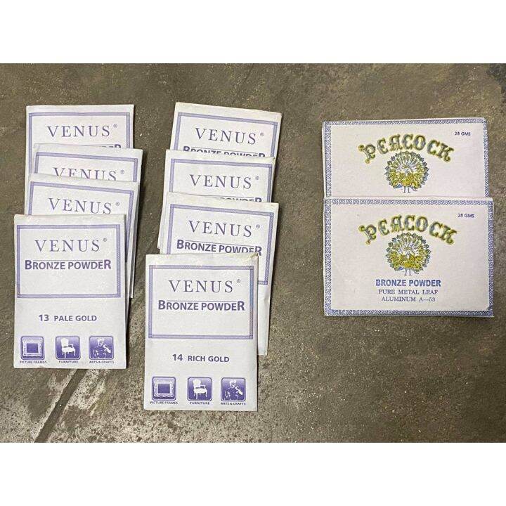 venus peacock gold silver aluminum bronze powder rich pale paint quick ...