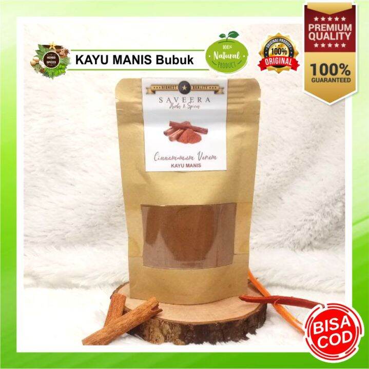 KAYU MANIS BUBUK / SERBUK KAYU MANIS / CINNAMON POWDER MURNI non KAPSUL ...