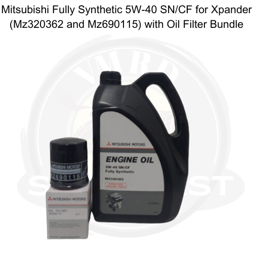 Mitsubishi Fully Synthetic 5W-40 SN/CF for Xpander (Mz320362 and ...