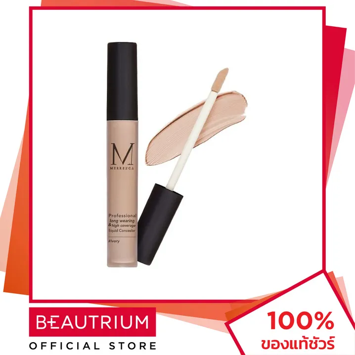 MERREZCA Professional Long Wearing & High Coverage Liquid Concealer คอน ...